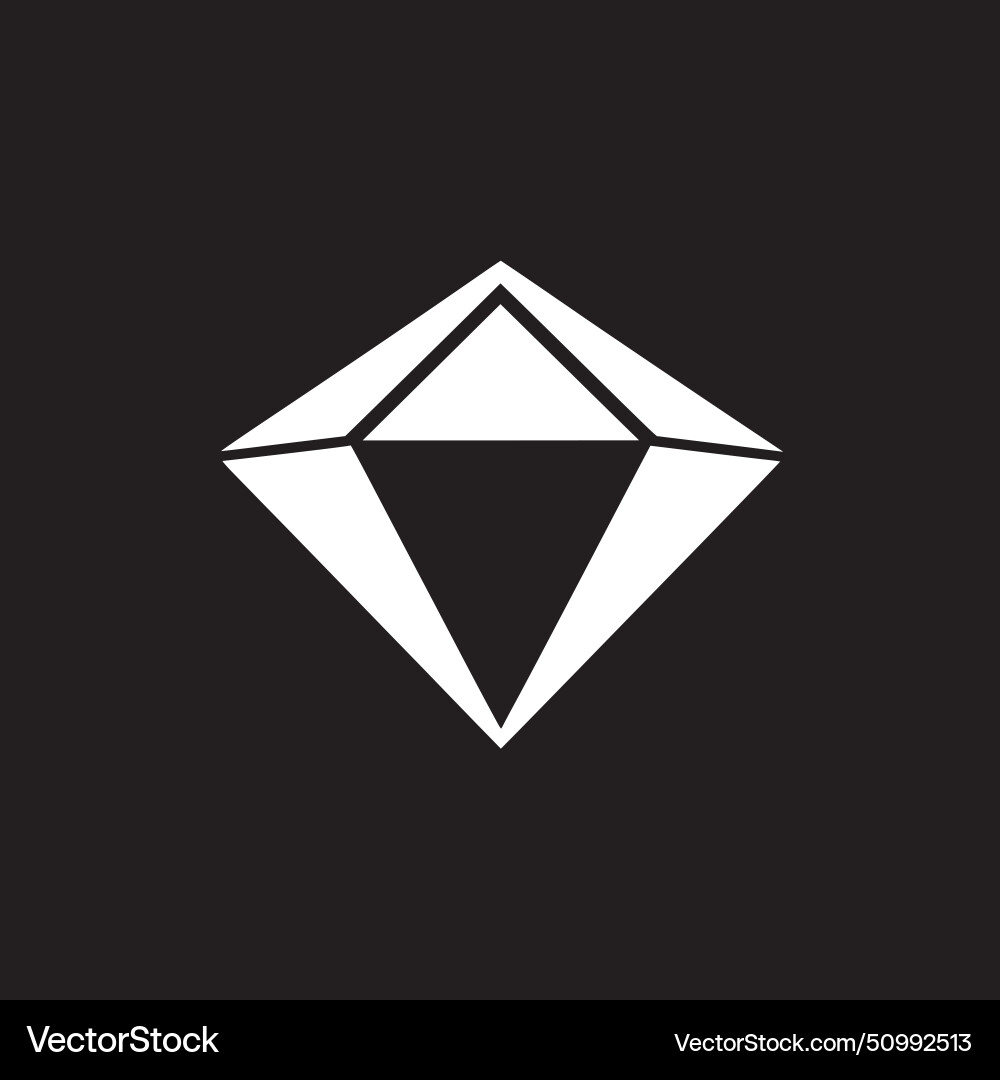 Diamond - high quality logo ideal for t-shirt Vector Image