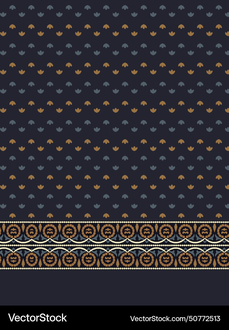 Textile digital design fabric print wallpaper Vector Image