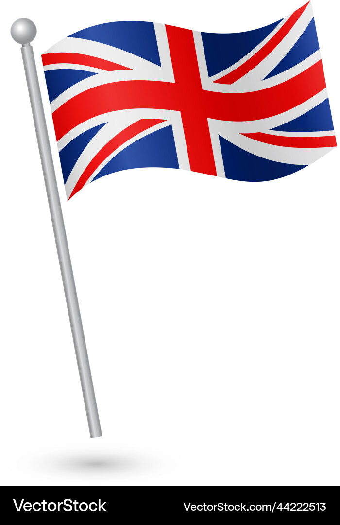 Uk national flag Royalty Free Vector Image - VectorStock