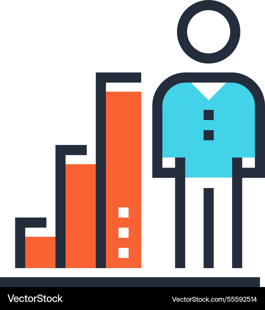 Career growth Royalty Free Vector Image - VectorStock