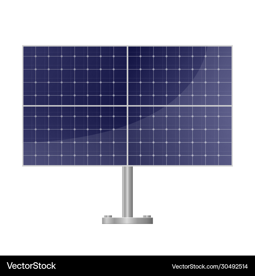 Solar panel Royalty Free Vector Image - VectorStock