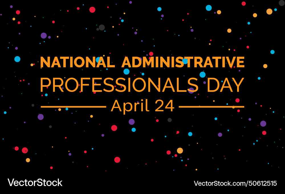 National administrative professionals day Vector Image