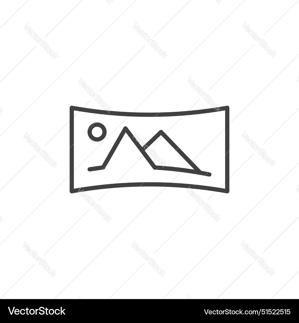 Panoramic icon Royalty Free Vector Image - VectorStock