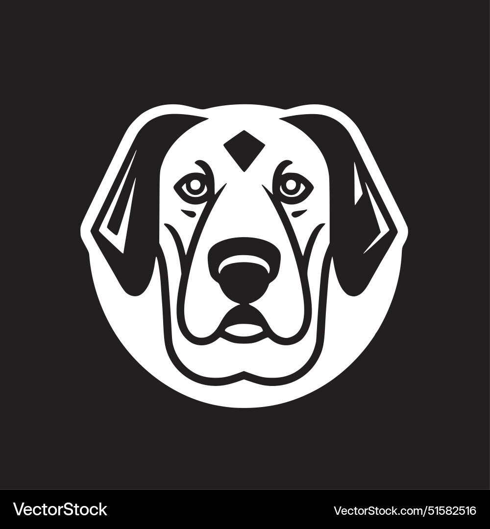 Dalmatian - minimalist and flat logo Royalty Free Vector