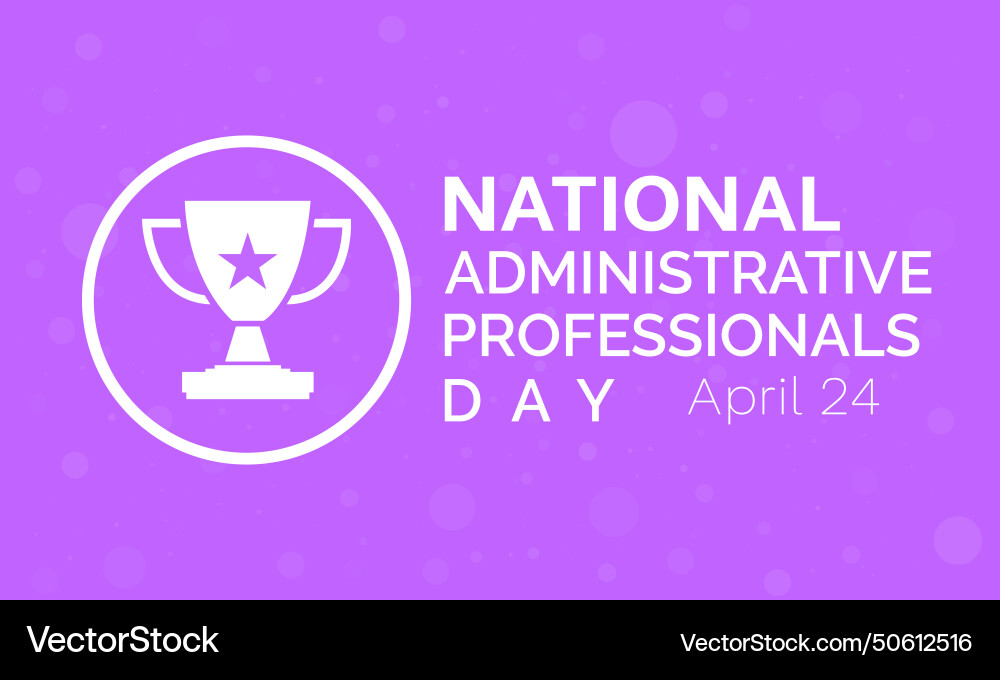 National administrative professionals day Vector Image