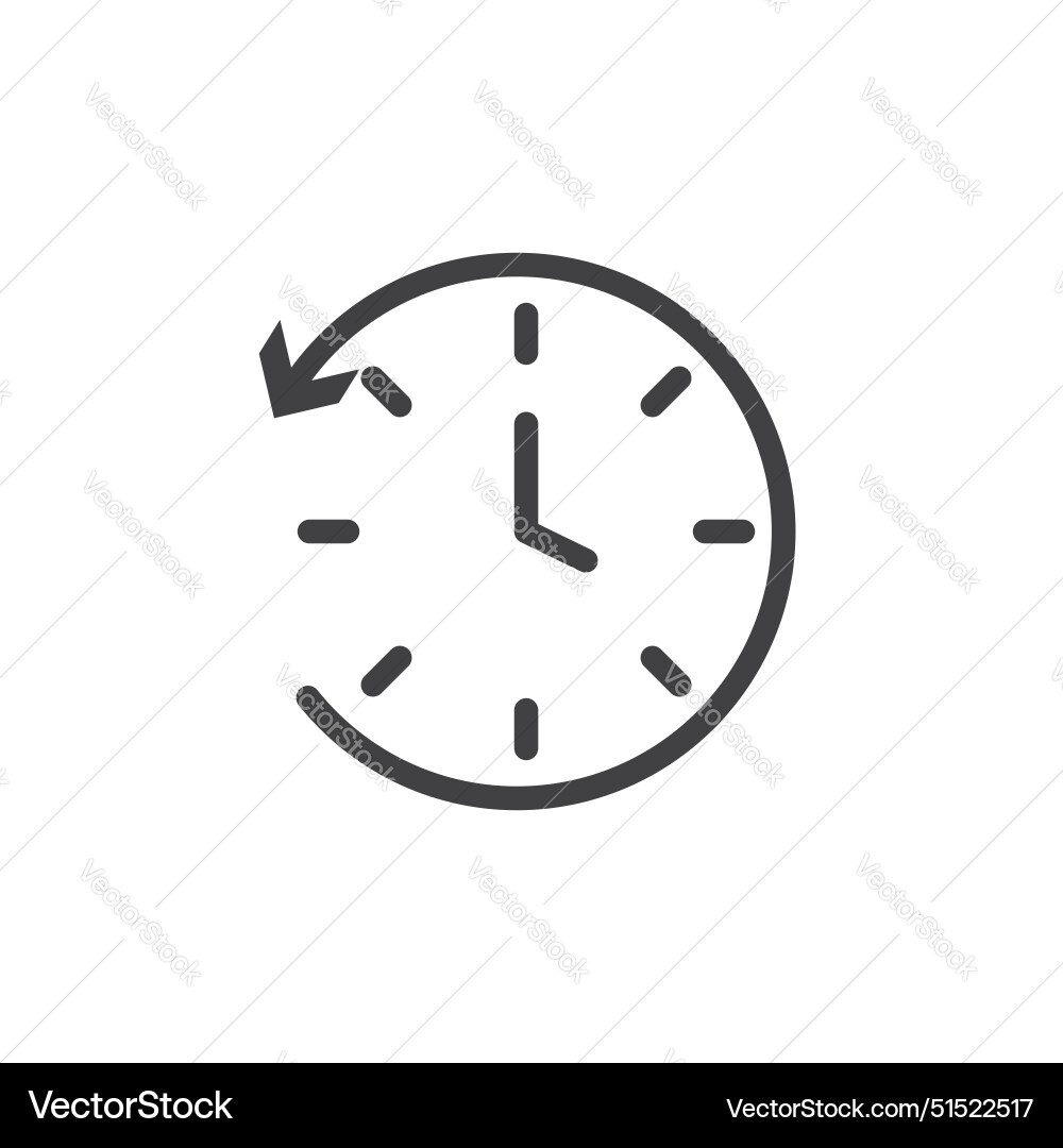 Past time icon Royalty Free Vector Image - VectorStock