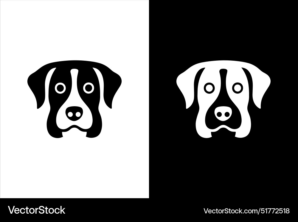 Pet dog icon symbol template Royalty Free Vector Image