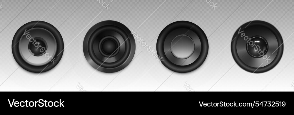 3d music loudspeaker stereo sound speaker system Vector Image
