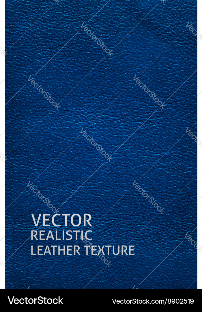 Blue Leather Texture Background Royalty Free Vector Image