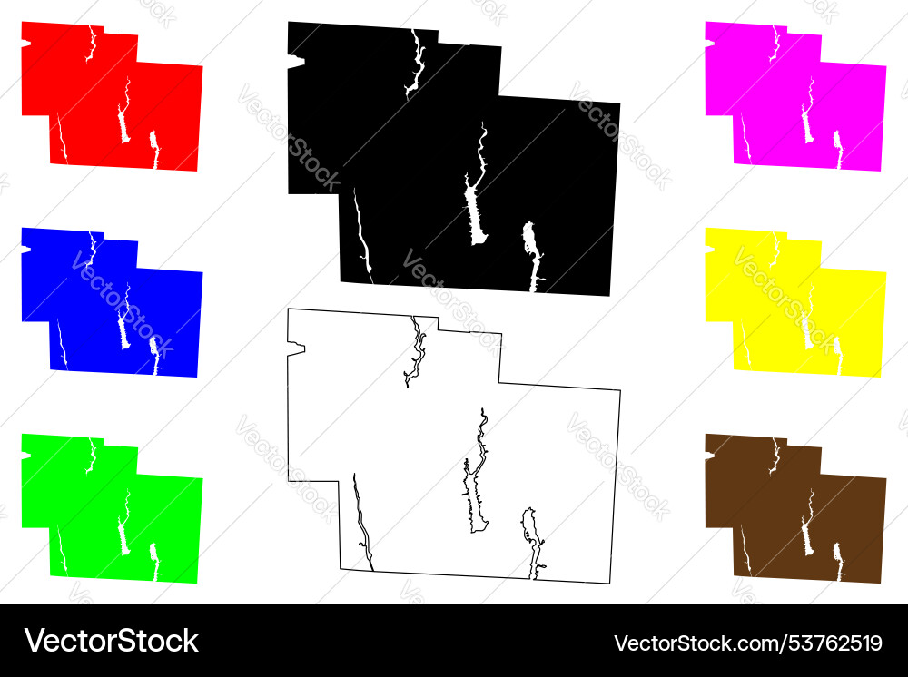 Delaware county ohio state us united Royalty Free Vector