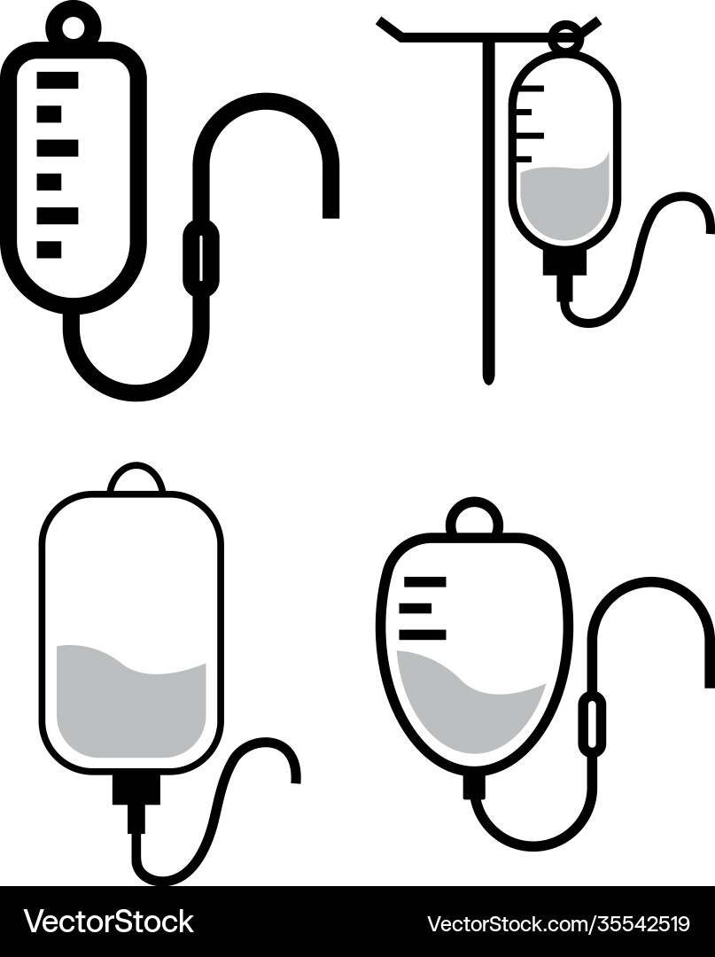 Infusion icon design template isolated Royalty Free Vector