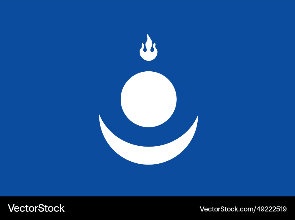 Mongol empire flag Royalty Free Vector Image - VectorStock