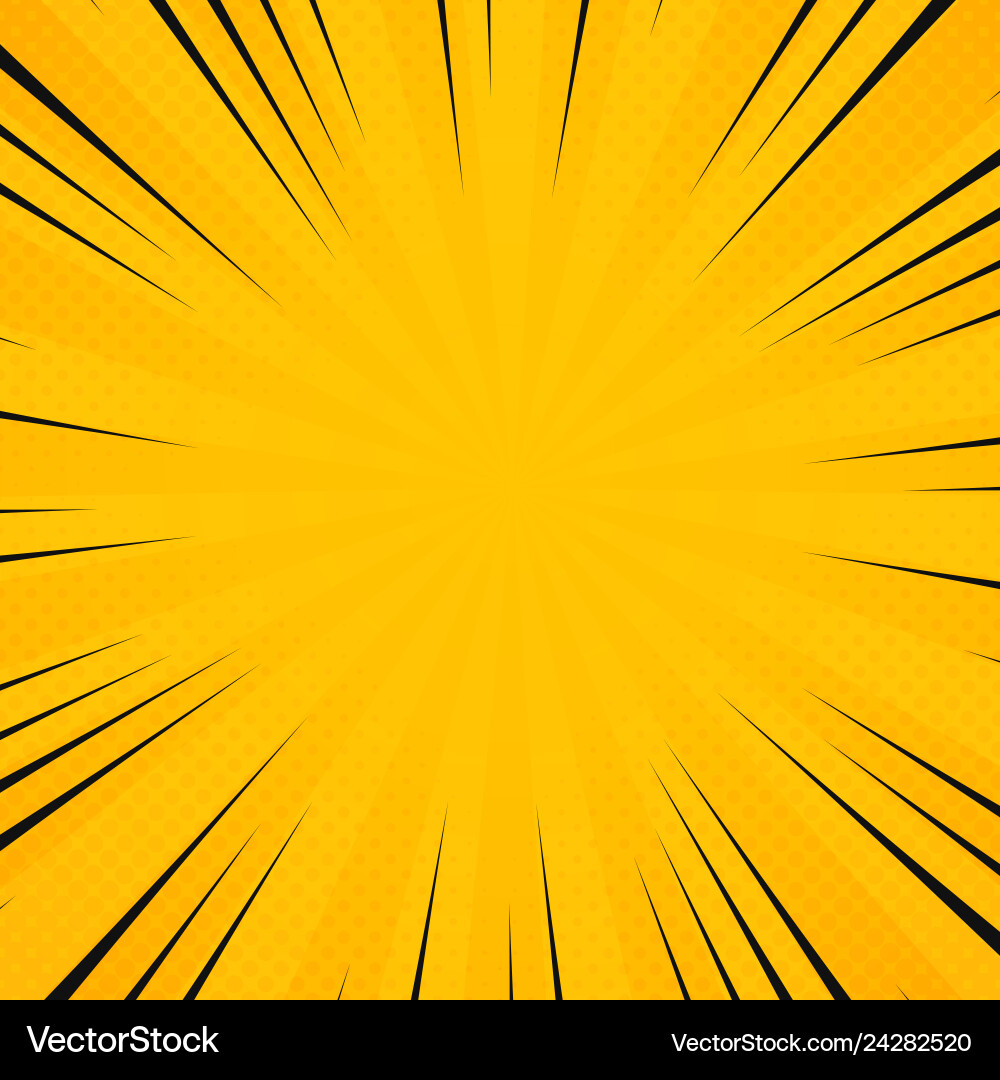 Abstract sun yellow color in radiance rays Vector Image