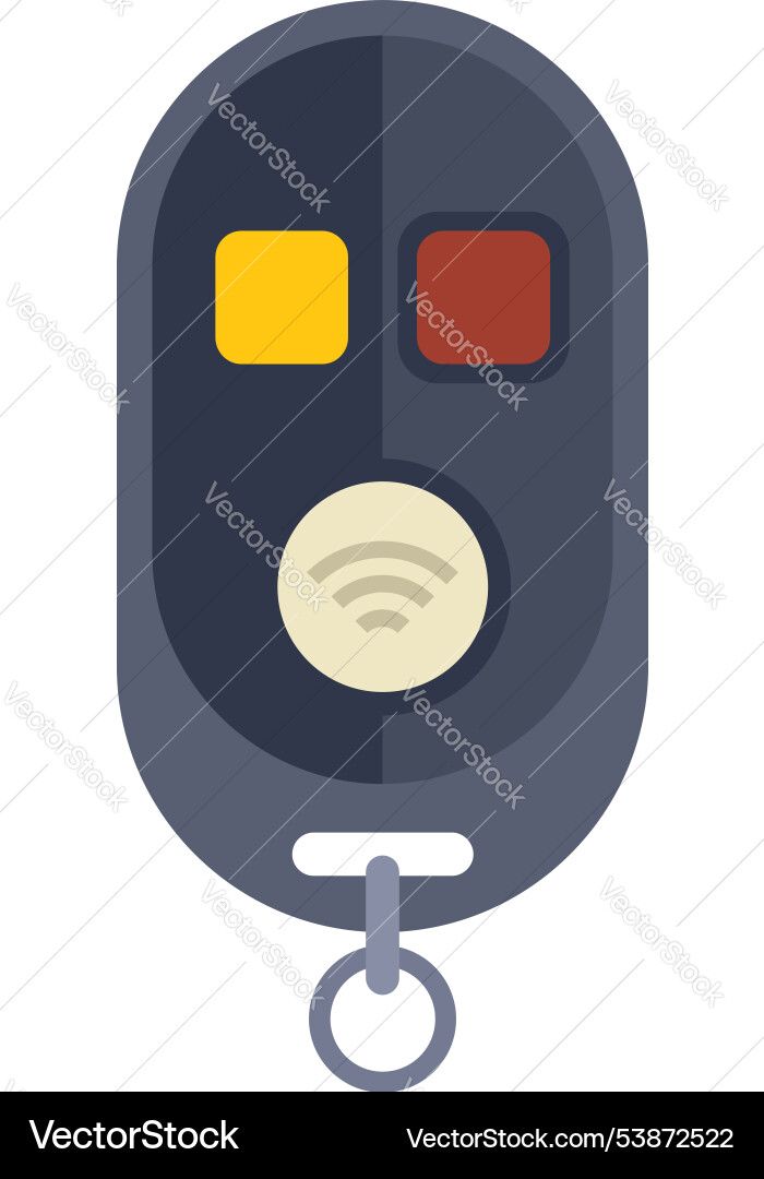 Wireless keyless remote control with buttons Vector Image