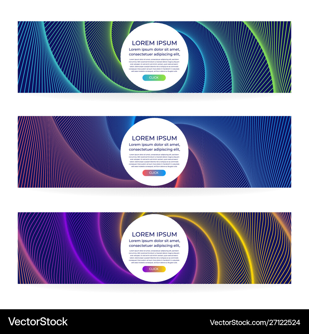 Abstract geometric design banner web template Vector Image