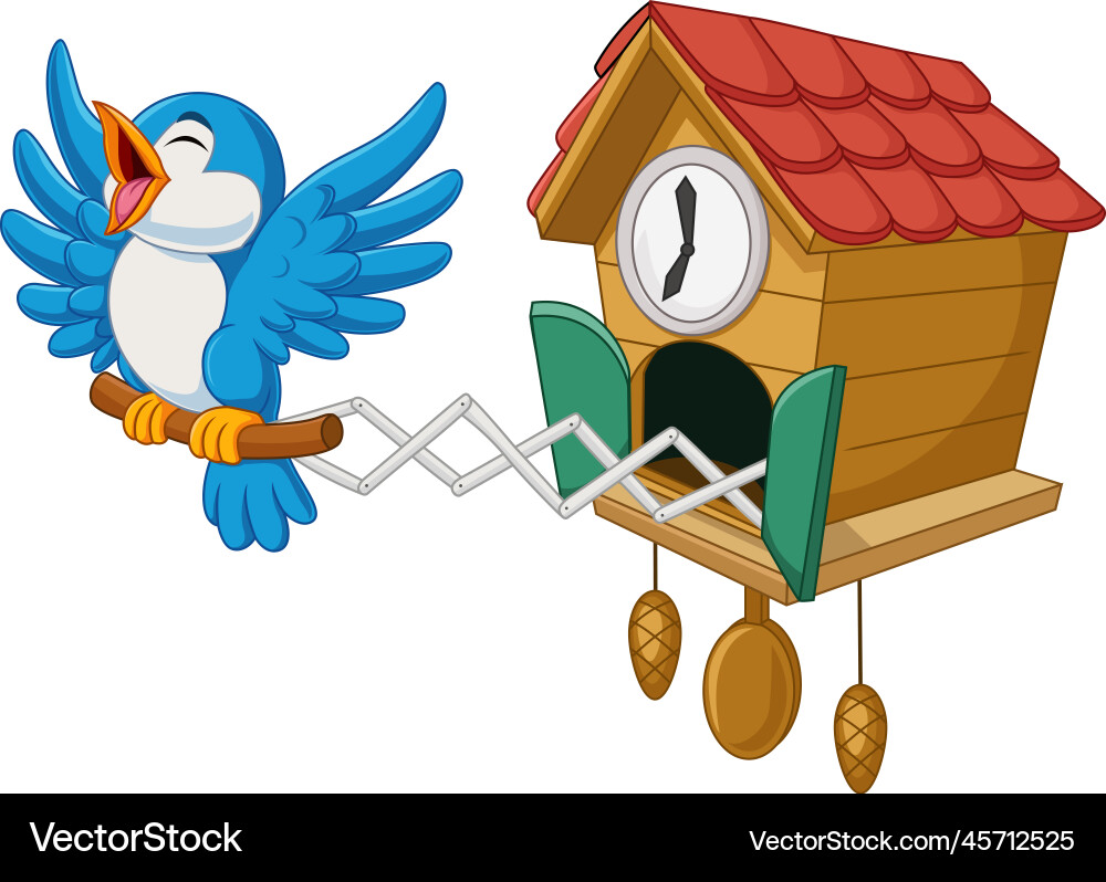 cuckoo bird clock drawing