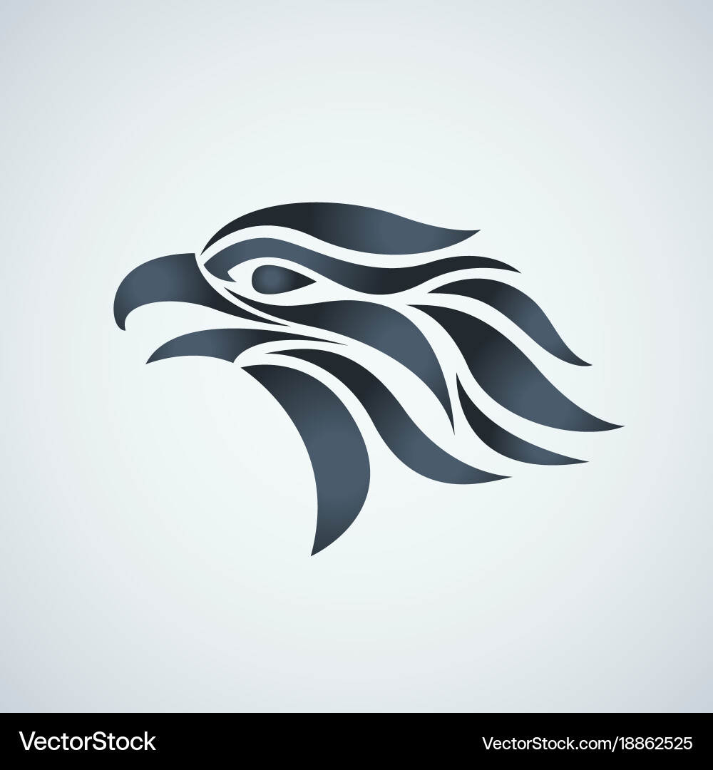 Hawk logo icon Royalty Free Vector Image - VectorStock