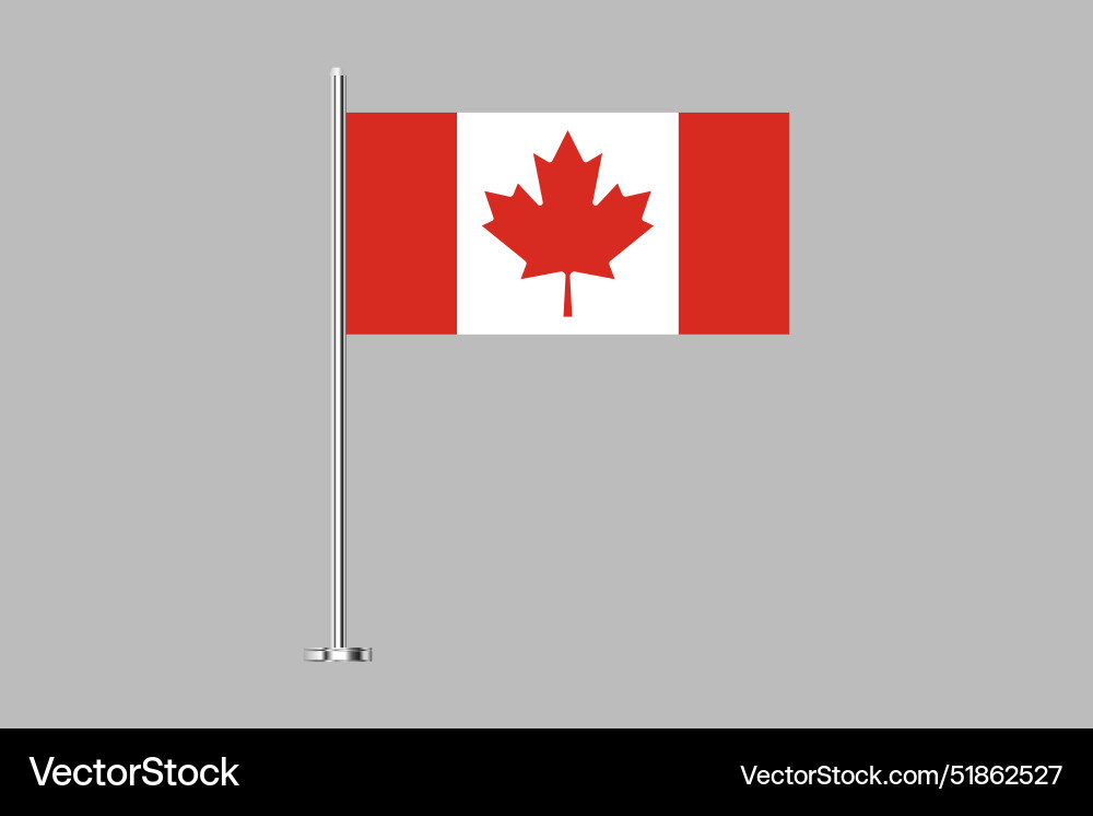 Canada flag Royalty Free Vector Image - VectorStock