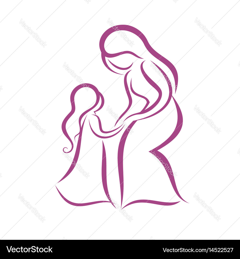 Mother and Daughter Vector Images (over 58,000)