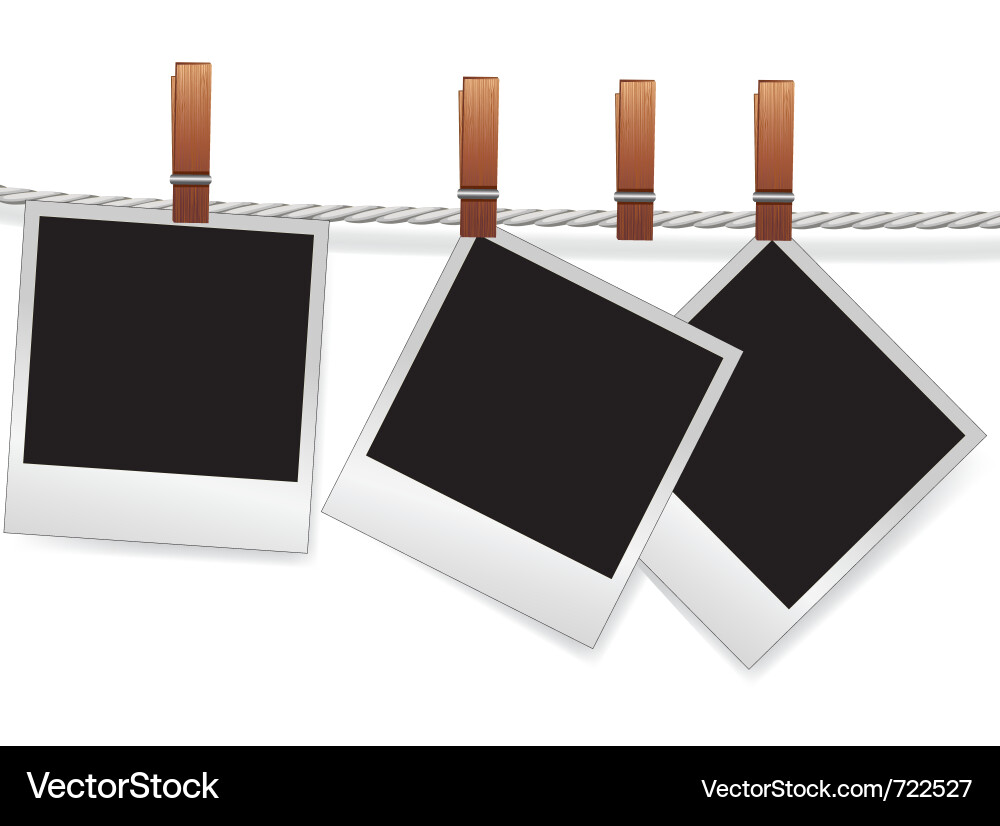 Photo snapshot frame Royalty Free Vector Image