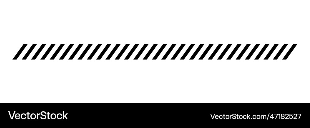 Slash line border diagonal parallel lines divider Vector Image
