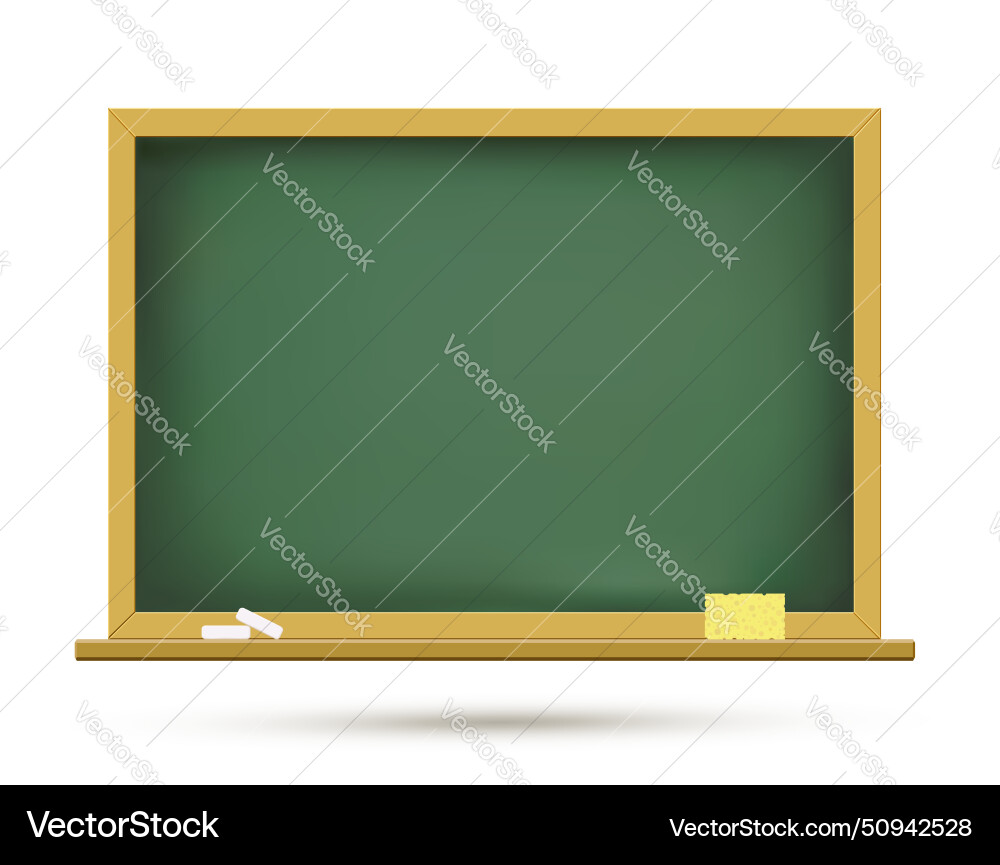 School chalk board Royalty Free Vector Image - VectorStock