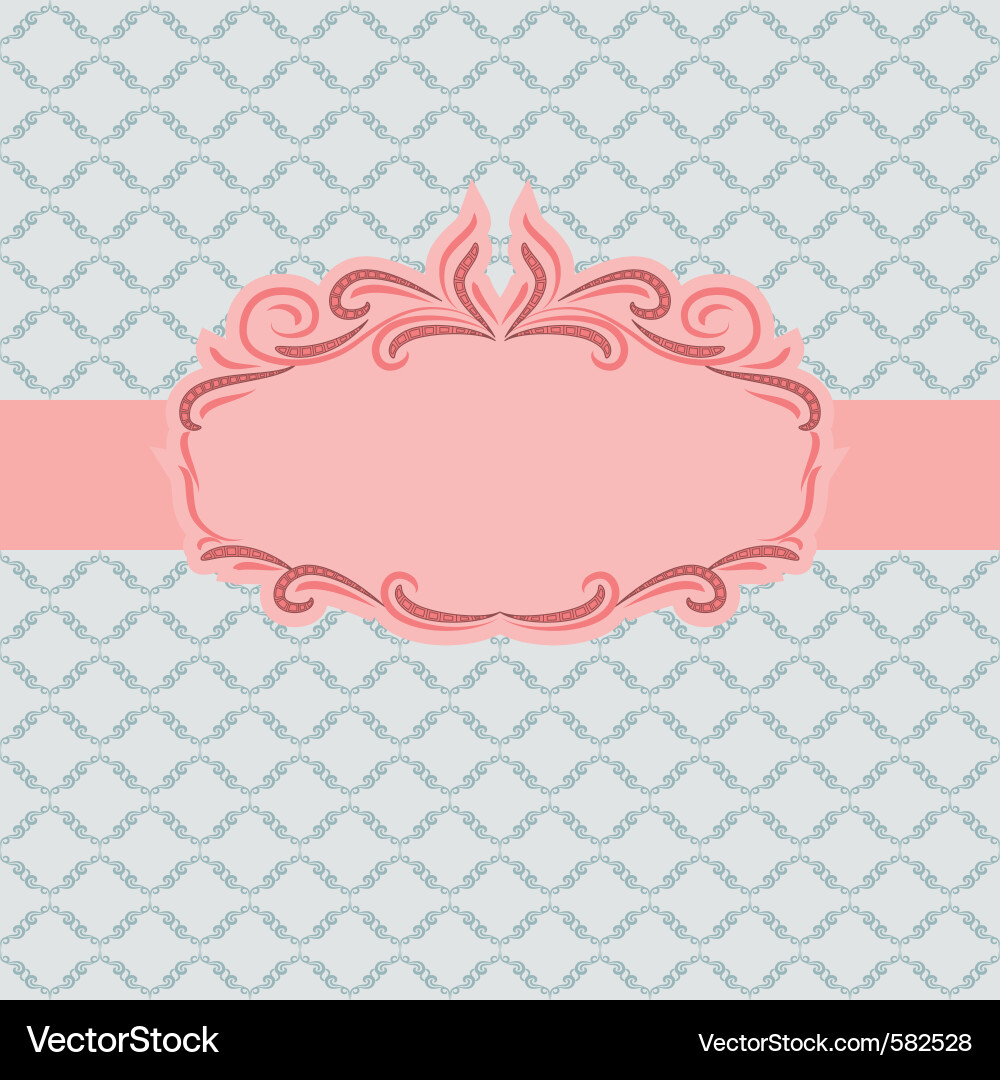 Template frame design Royalty Free Vector Image
