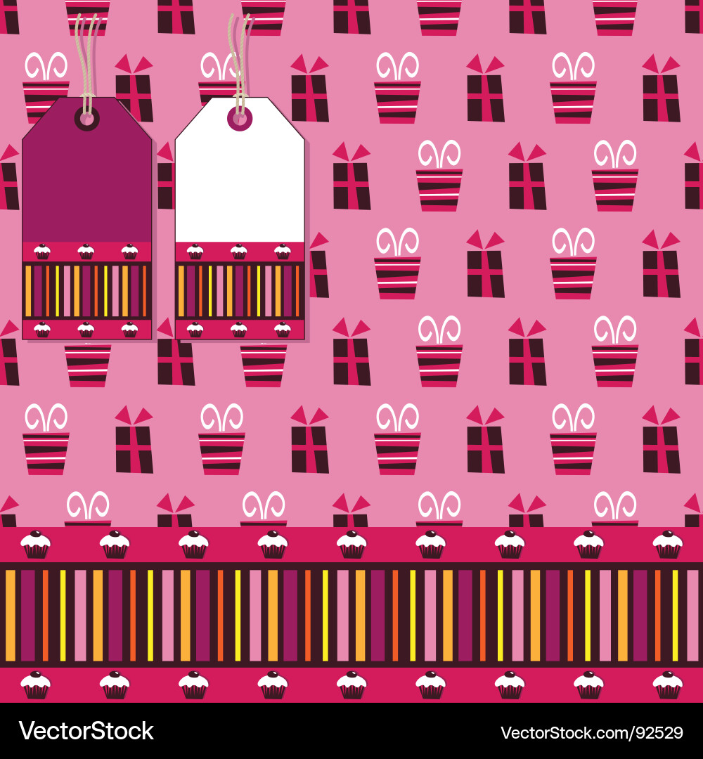 Gift wrapping Royalty Free Vector Image - VectorStock