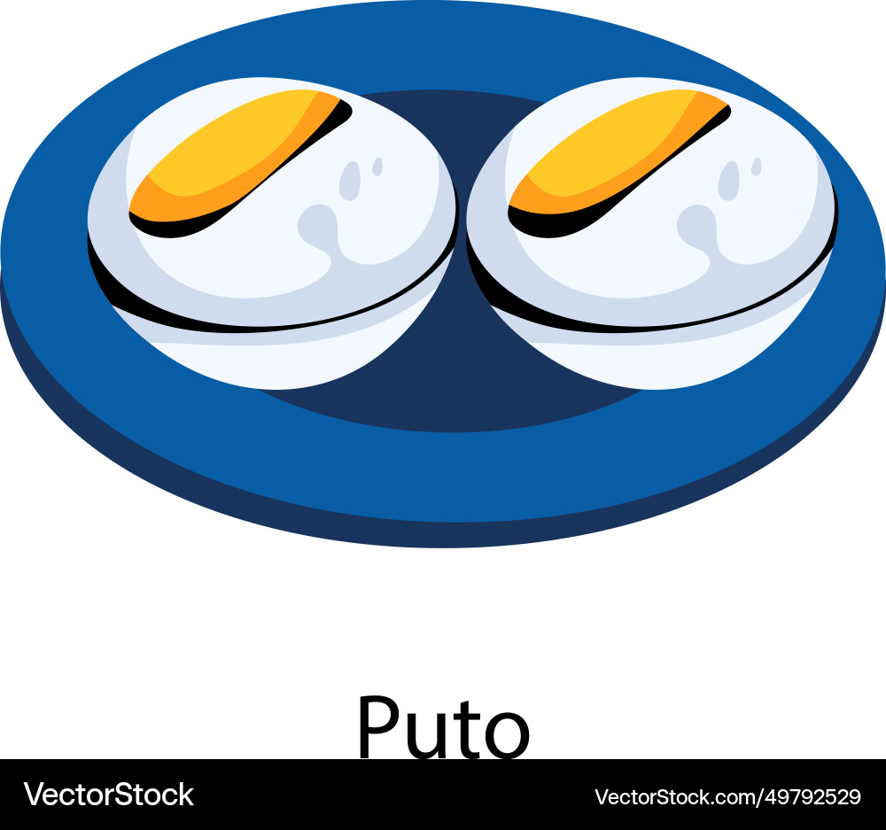 Puto Royalty Free Vector Image - VectorStock