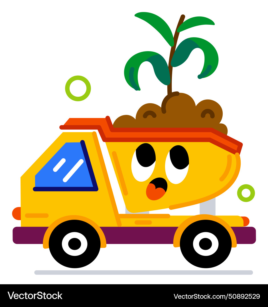 Tipper truck Royalty Free Vector Image - VectorStock