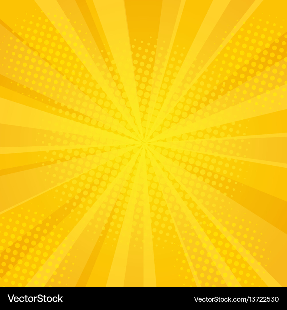 Comic Rays Background Royalty Free Vector Image