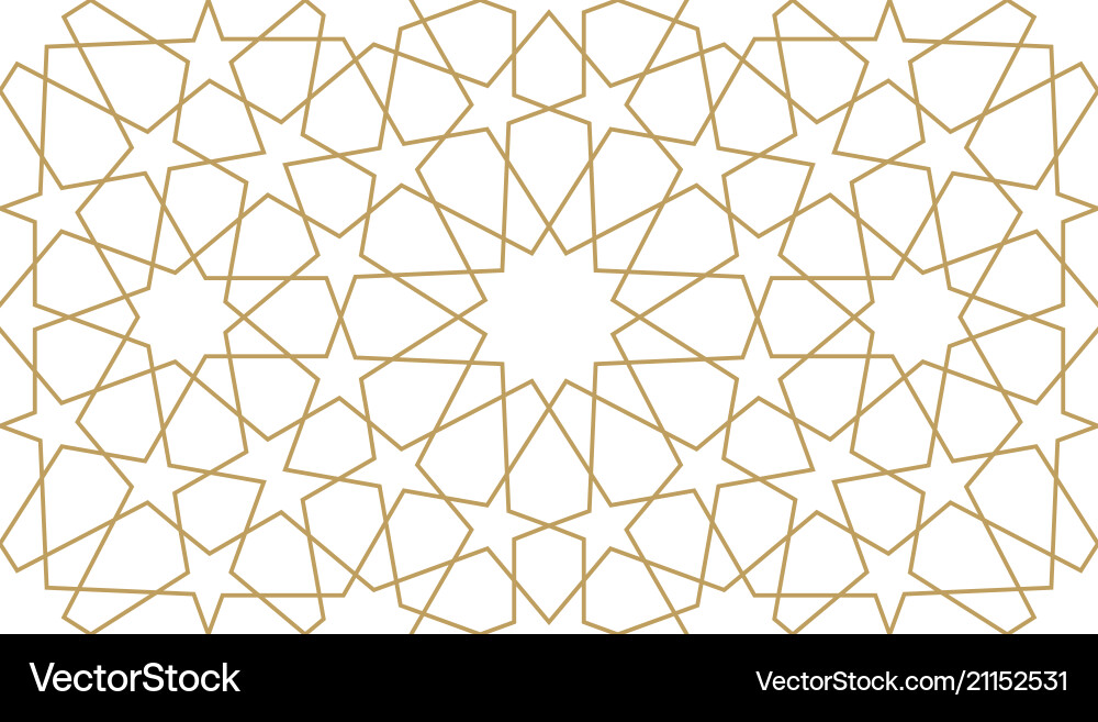 Seamless pattern in authentic arabian style Vector Image