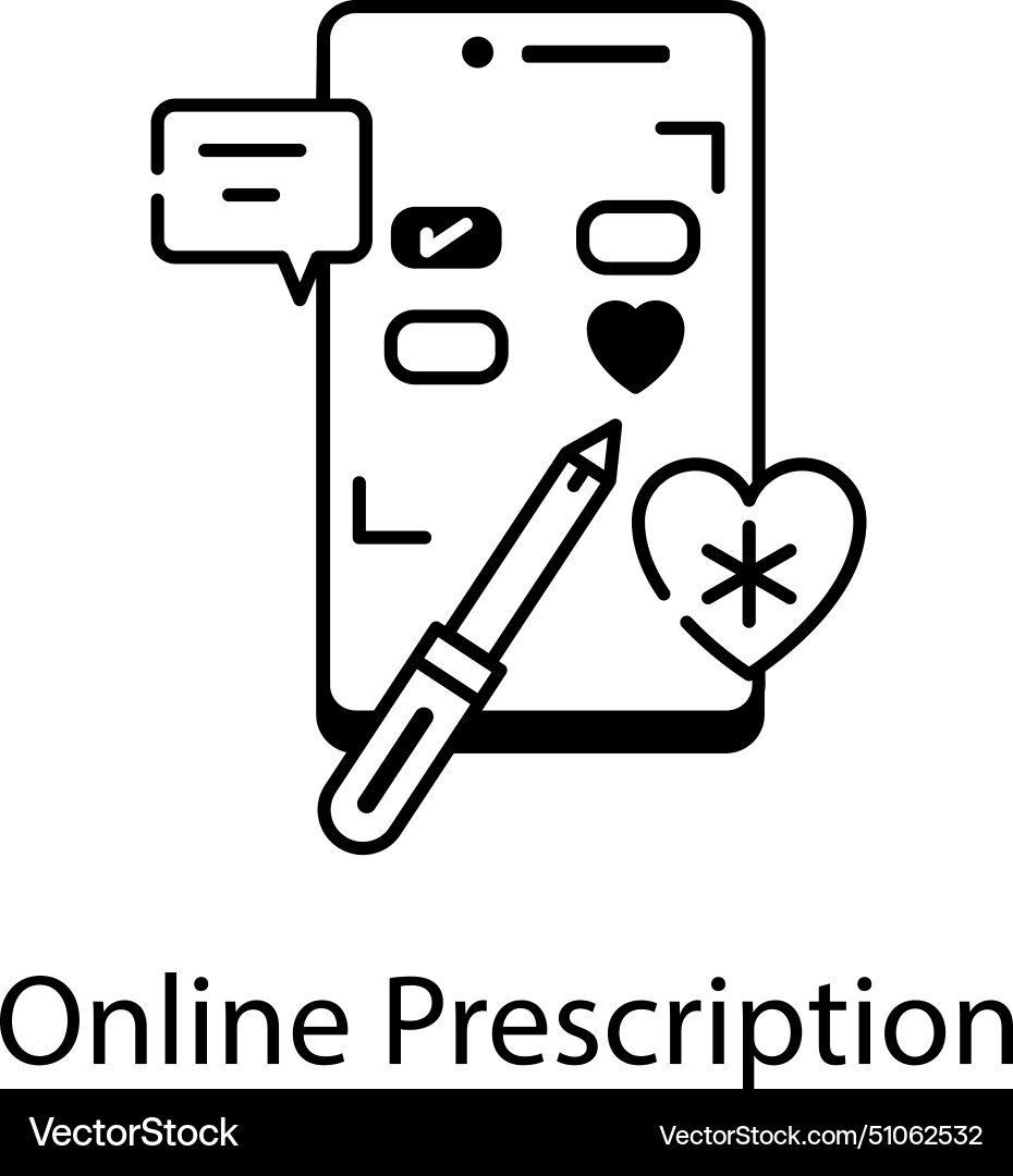 Content writing linear icons Royalty Free Vector Image