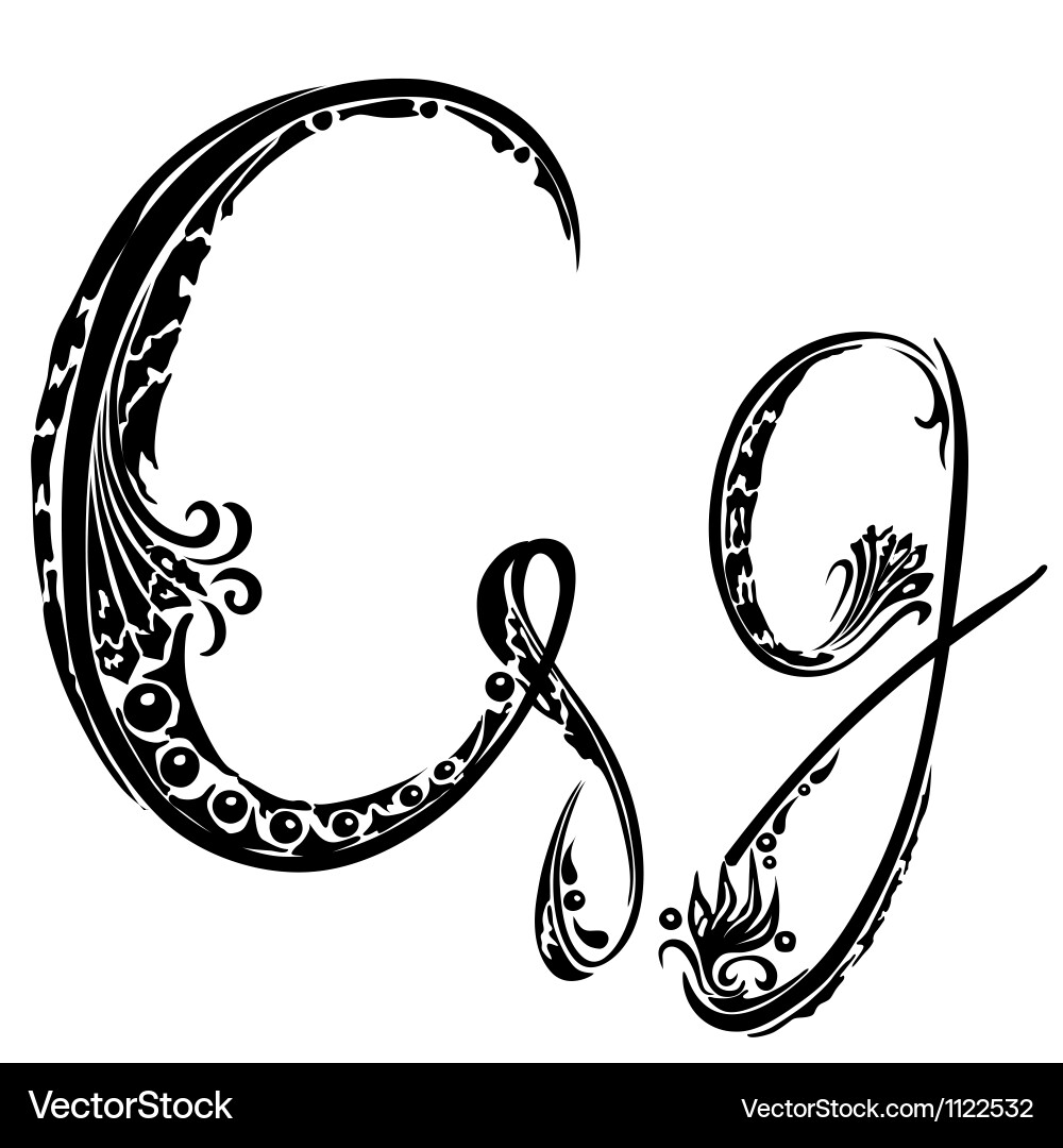 Letter g Royalty Free Vector Image - VectorStock