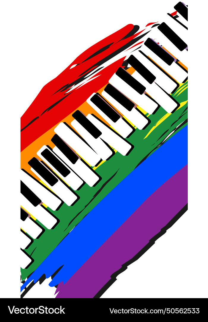 Piano abstract Royalty Free Vector Image - VectorStock