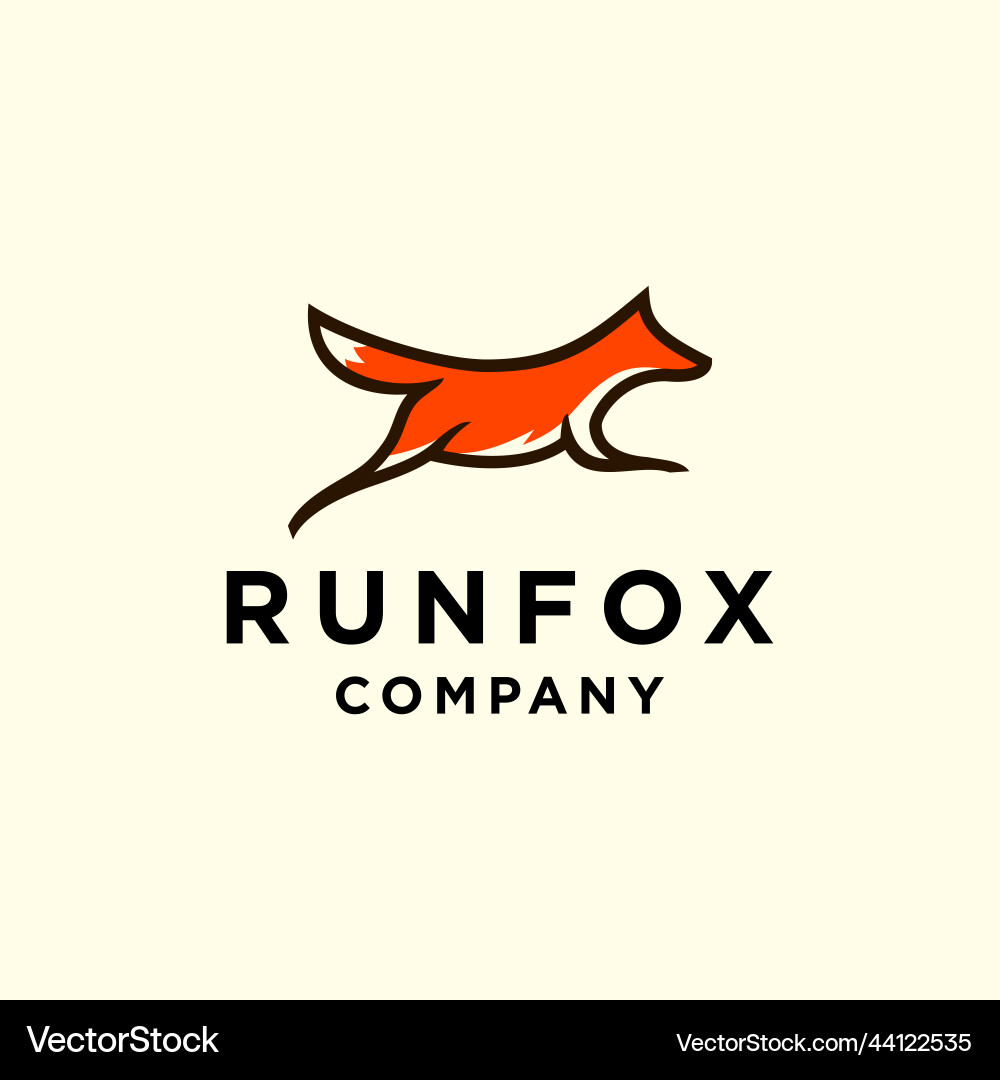 Jumping Fox Logo Jumping Fox Logo Icon Logo