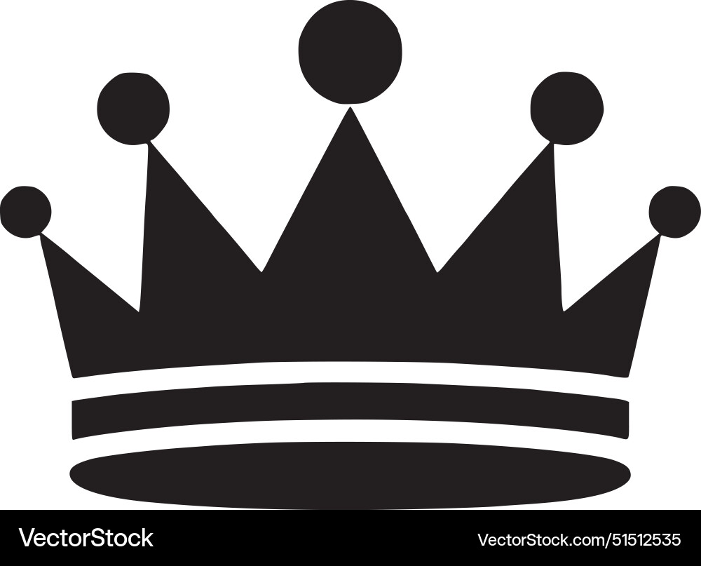 King - minimalist and simple silhouette Royalty Free Vector