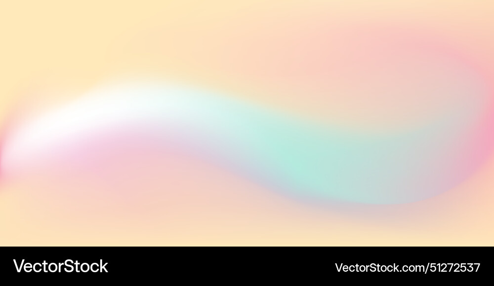 Beige gradient background with colorful rainbow Vector Image