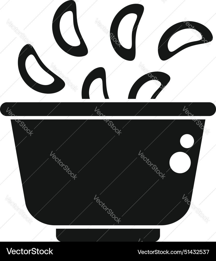 Black and white of a steaming Royalty Free Vector Image