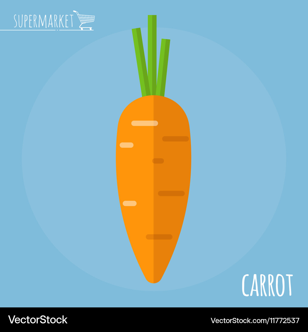Carrot icon Royalty Free Vector Image - VectorStock