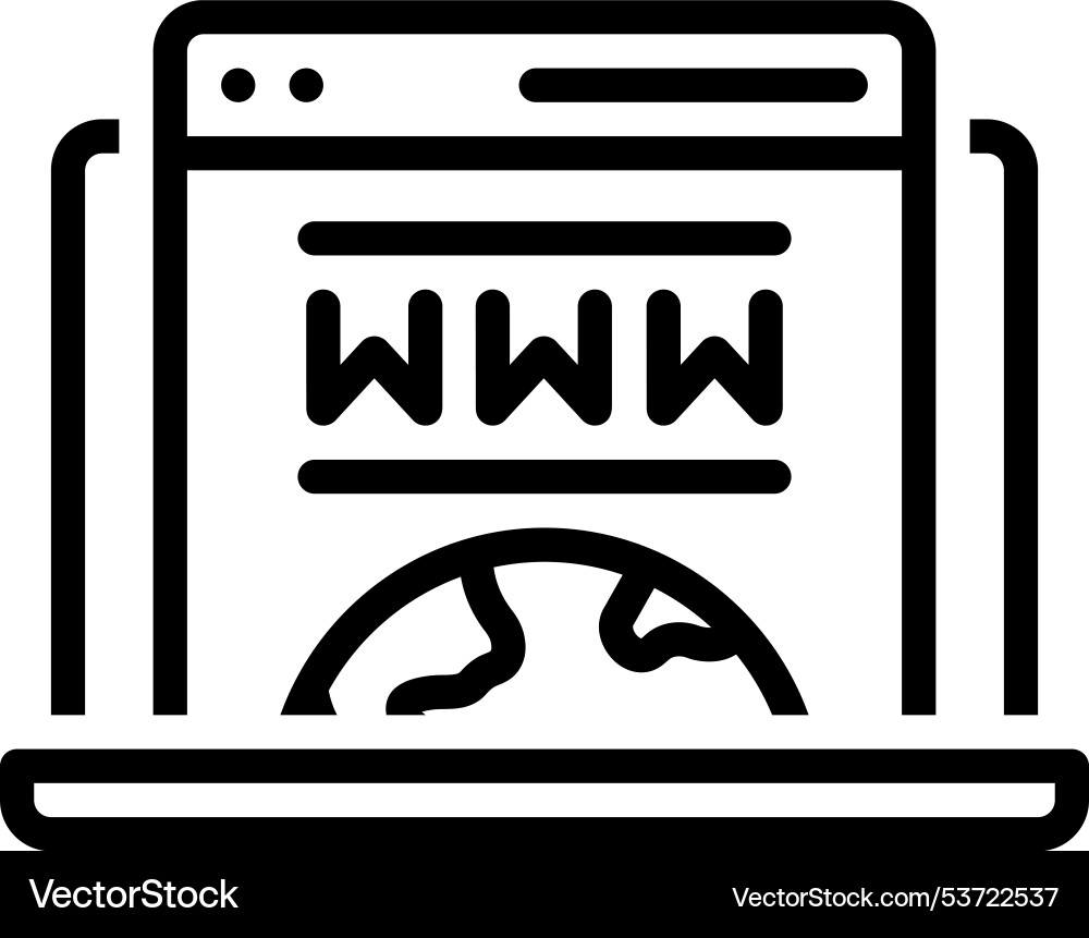 Domain name Royalty Free Vector Image - VectorStock