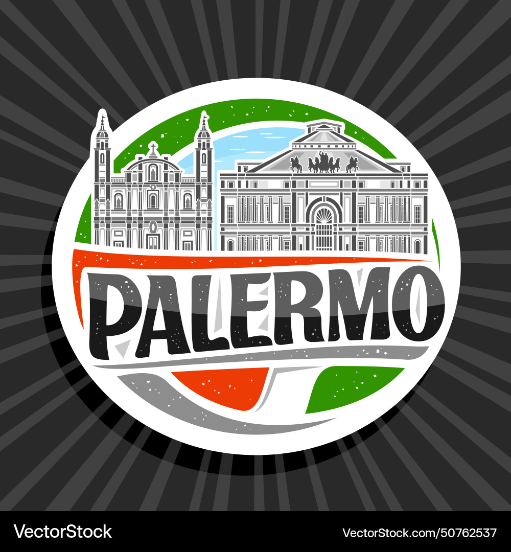 Logo for palermo Royalty Free Vector Image - VectorStock