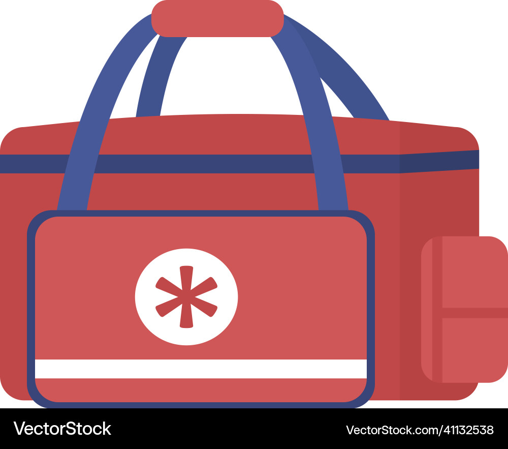 Emergency Medical Kit - Paramedic Bag Royalty Free Vector