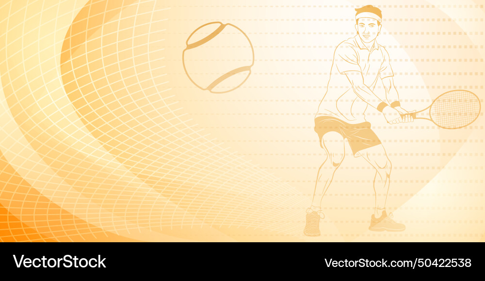 Tennis themed background Royalty Free Vector Image