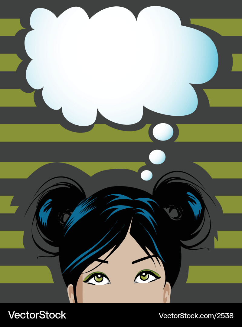 Think Royalty Free Vector Image - VectorStock