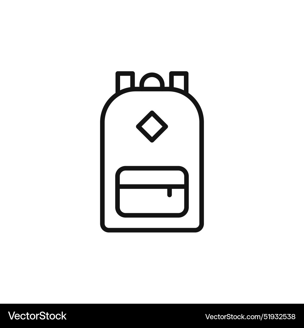 Travel backpack icon perfect for adventurers Vector Image