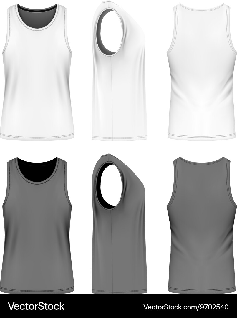 Full back singlet Royalty Free Vector Image - VectorStock