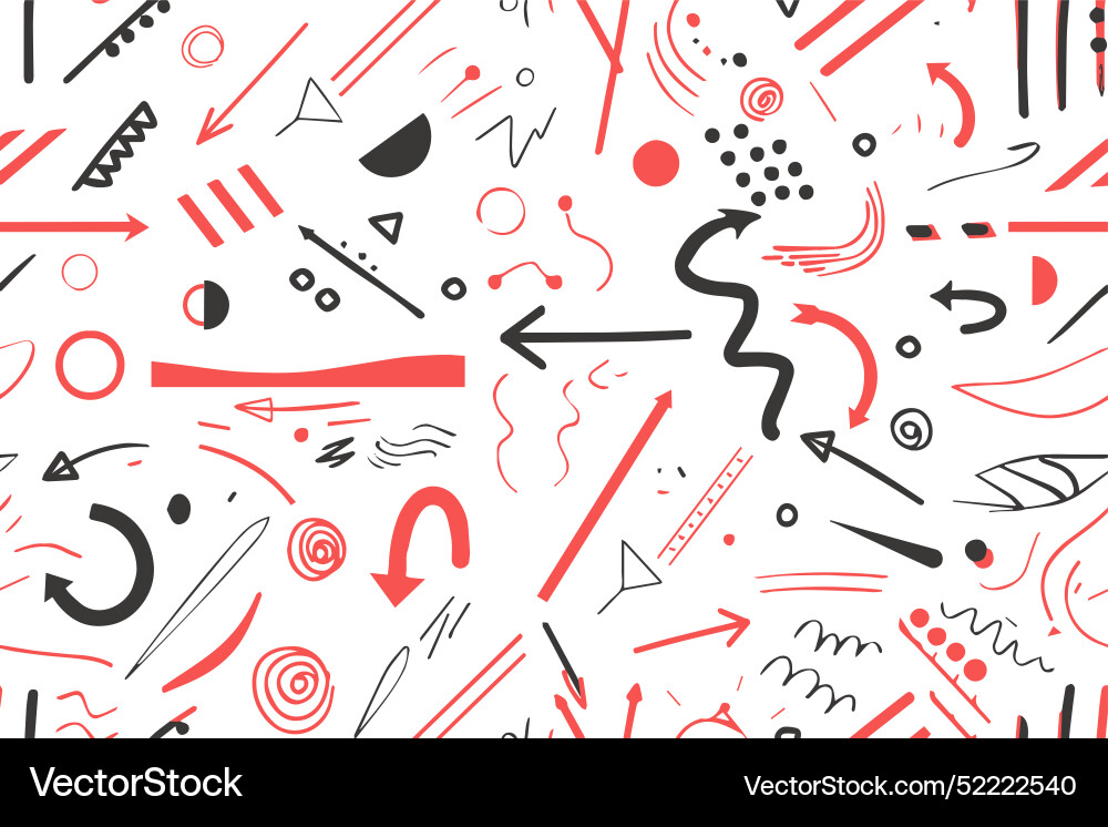 Hand drawn doodle ink thinking plan concept Vector Image
