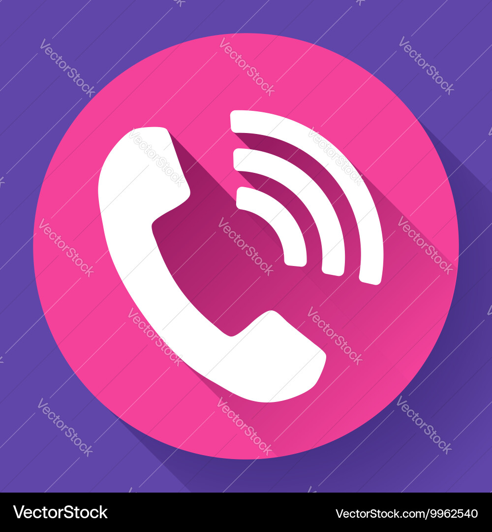 Incoming phone call icon Royalty Free Vector Image