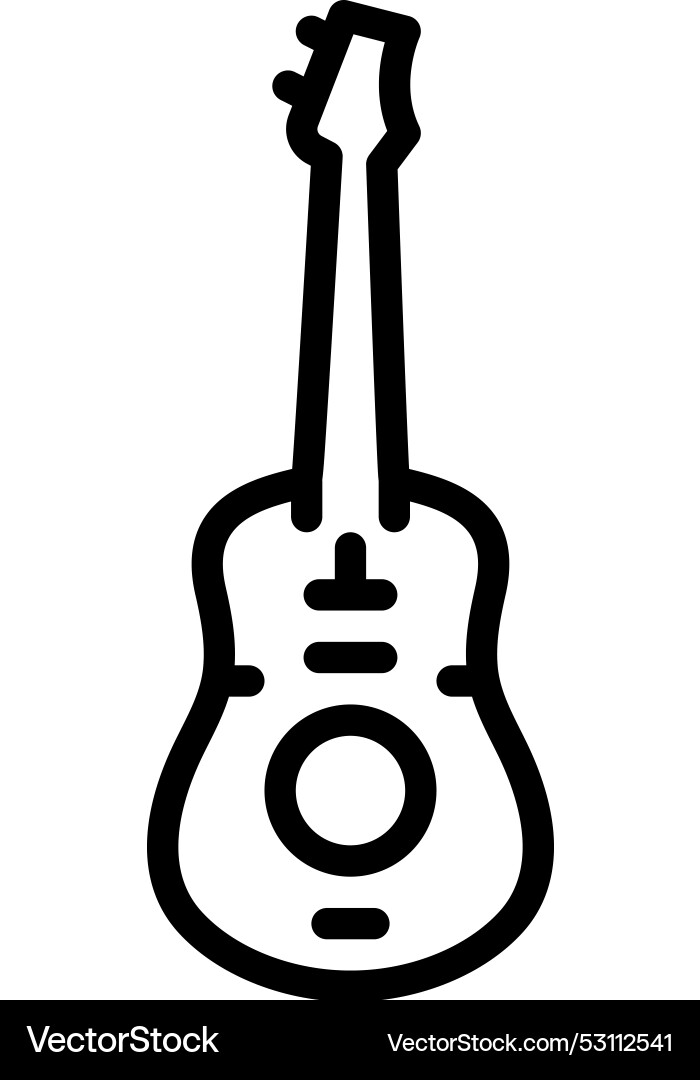 Guitar Royalty Free Vector Image - VectorStock